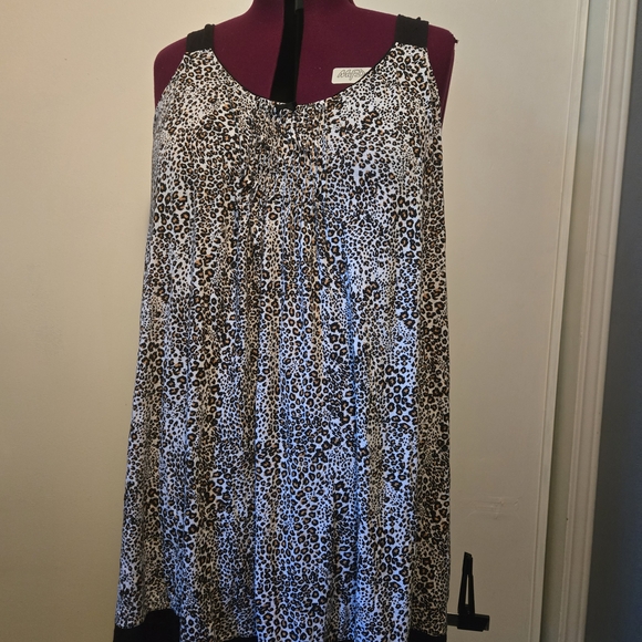 Intimates & Sleepwear | Leopard Print Chemise | Poshmark